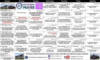 Holy Name of Jesus & St. Alphonsus Liguori | Pray with us this Lent using our Parish Lenten ...